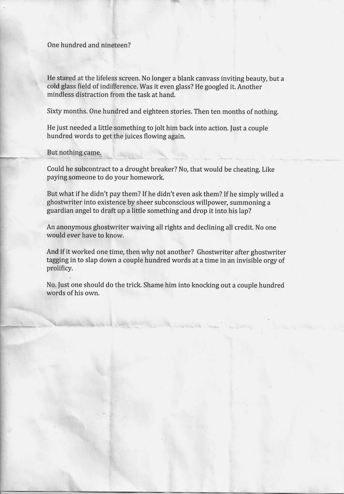 200 Word Stories: 2014