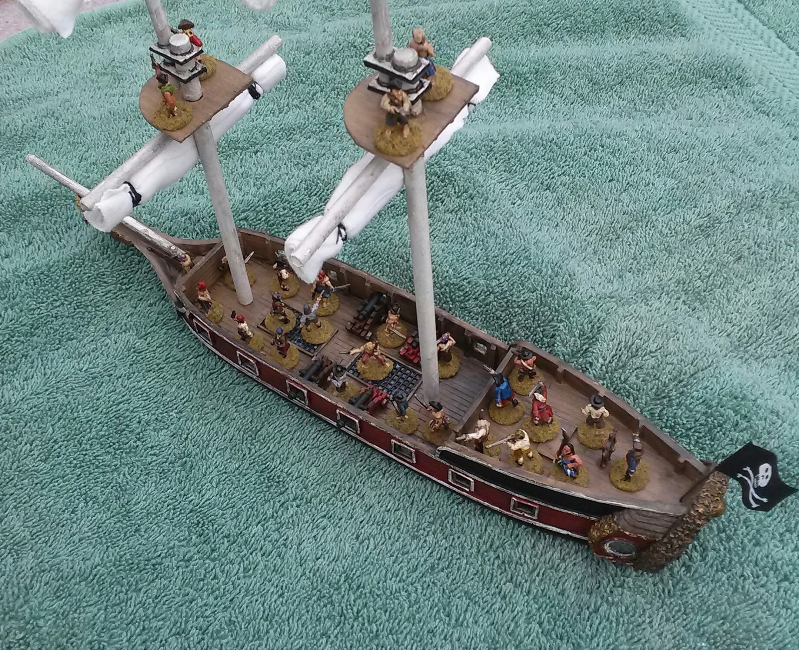 JB's Blog of Ages: Pirate Brigantine Ship... from Blue Moon Miniatures ...