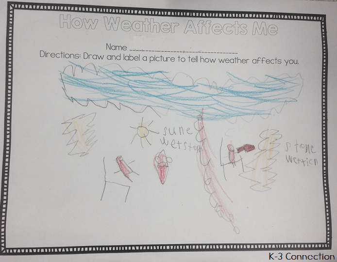 K-3 Connection: Weather Unit (with a FREEBIE)