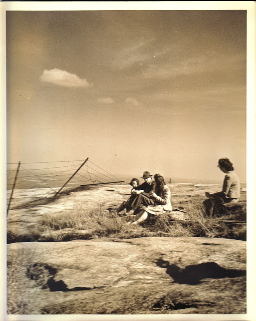 Pine Lake: The Blog: On the Summit of Stone Mountain, 1960s