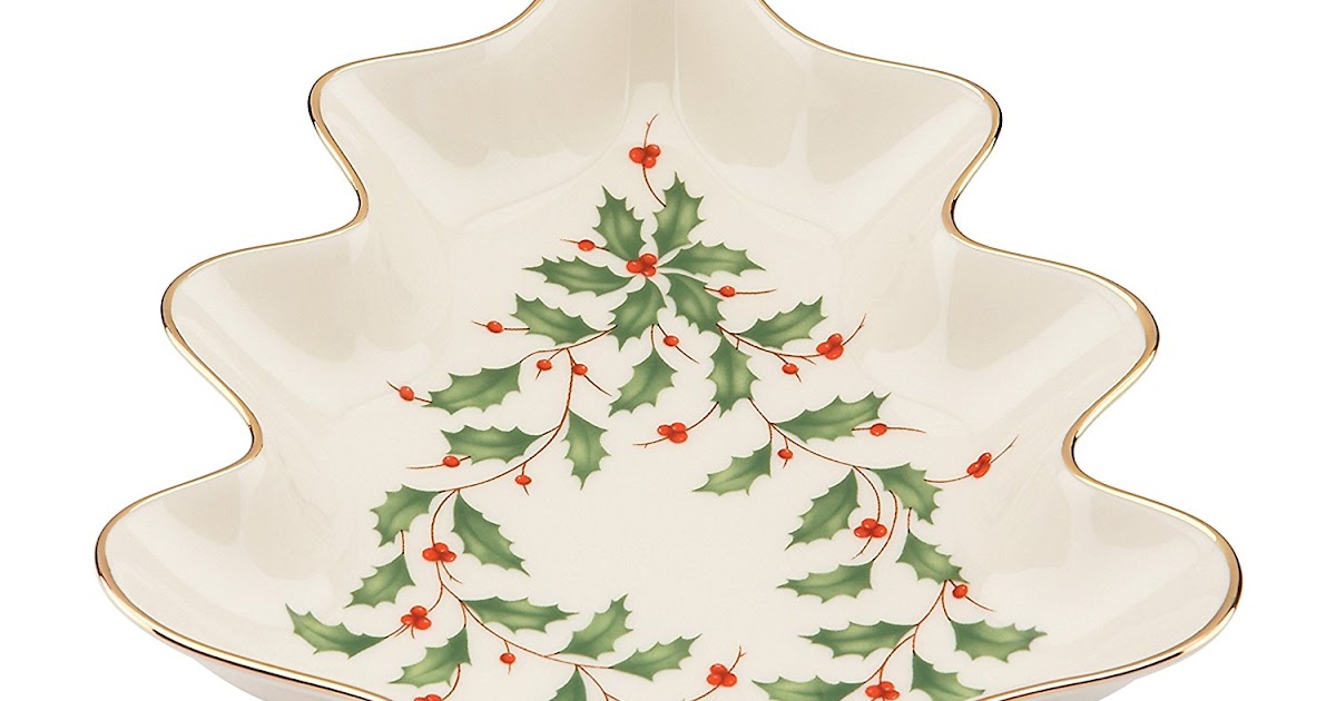 Christmas Holiday Dishware: Lenox Holiday Christmas Tree Dishes