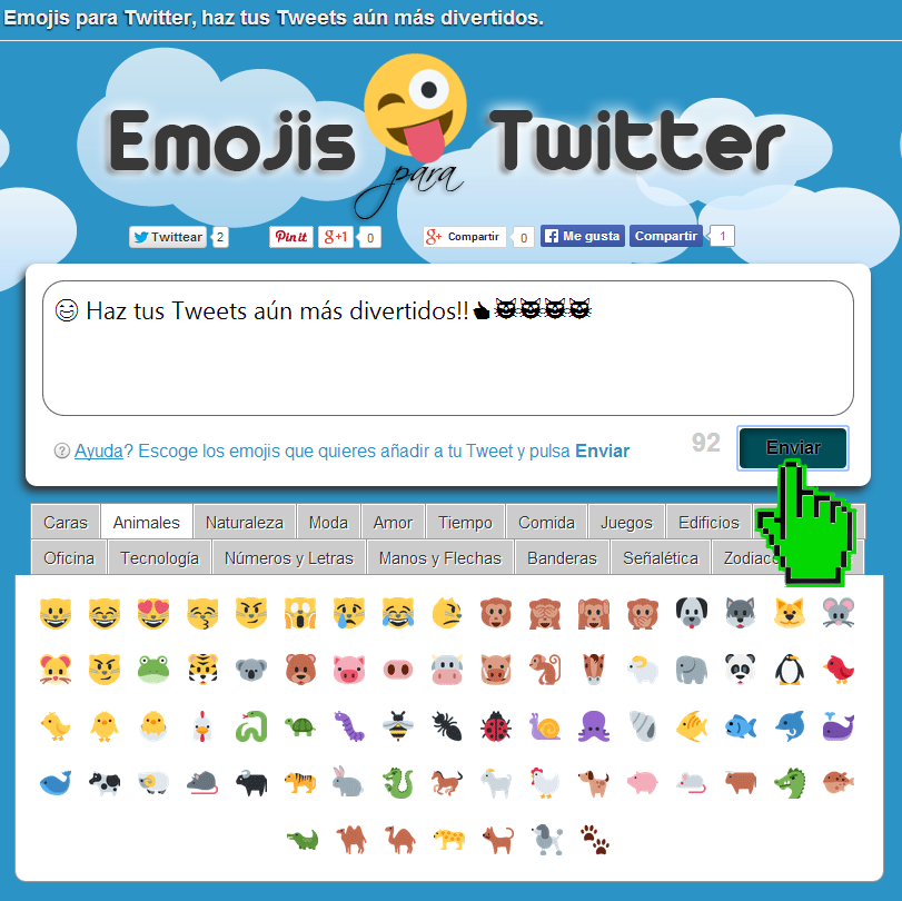 Emojis para Twitter, haz tus Tweets aún más divertidos - TwittBoy.com