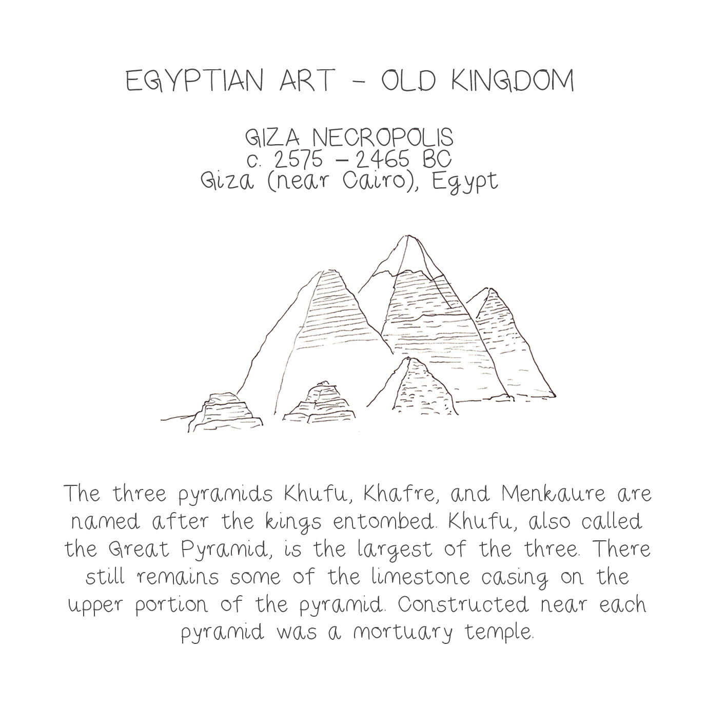 arthistorydoodles: Ancient Egyptian Art: Old Kingdom
