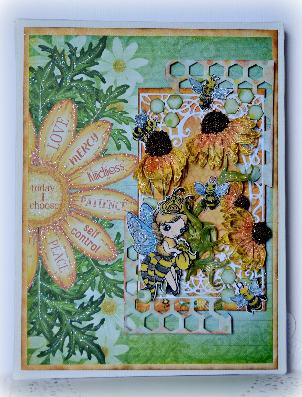 "Bee-autiful" Coneflower Canvas - Today's Beautiful Moments...Tomorrow ...