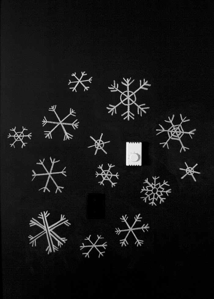 andrea despot photography blog: {personal} chalkboard snowflakes