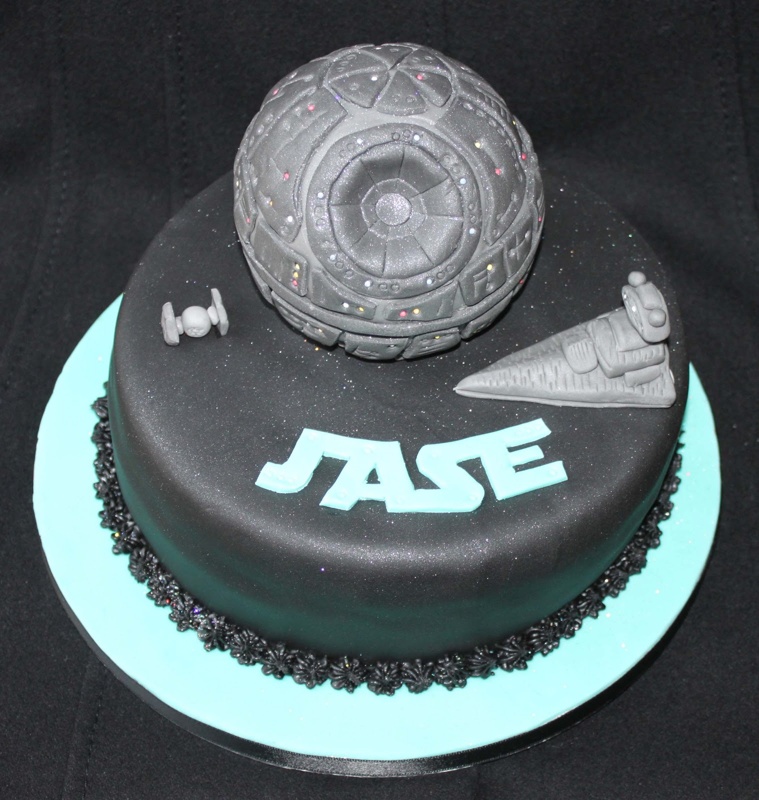 Snowballs in Summer: Mr Snowballs wanted a Star Wars Death Star cake