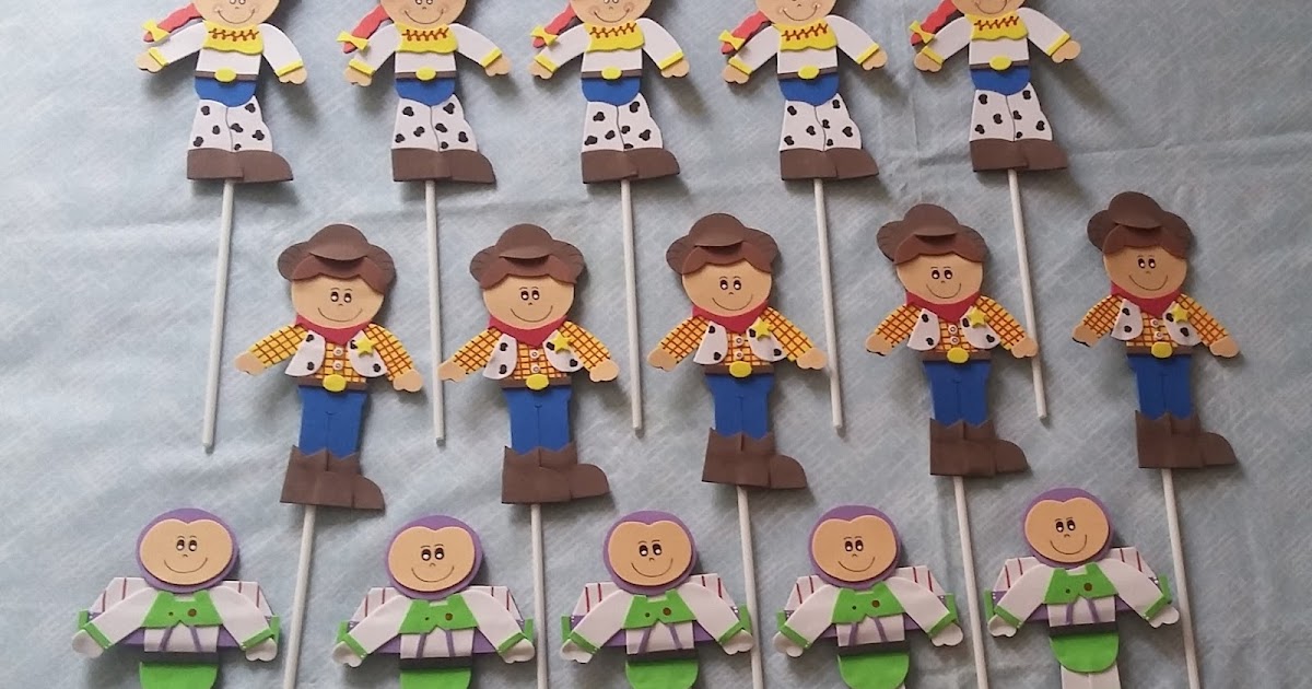 Arte com balões e EVA: EVA: Pics Toy Story