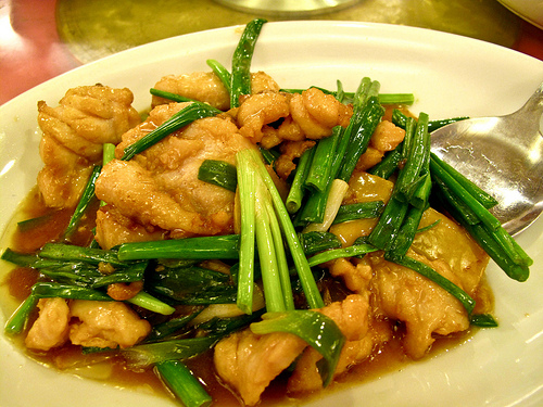 Isokie's 我要旅行: 姜葱鱼片 Fish with Giner & Spring Onion