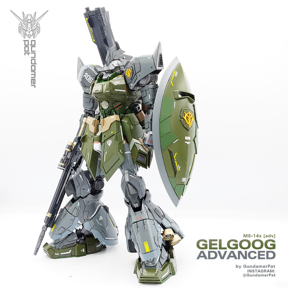 Custom Build: MG 1/100 Custom MS-14x [adv] - Gelgoog Advanced