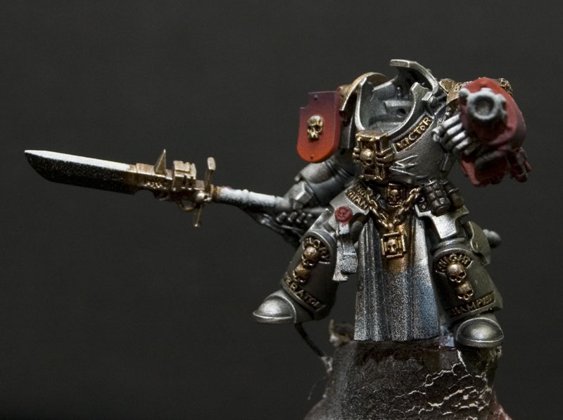 The Brush Brothers: Grey Knights Chapter Master painting tutorial (step ...