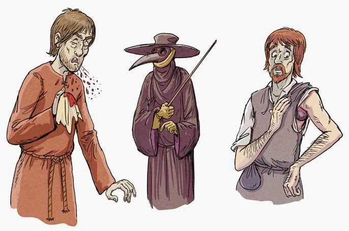 Dusan Pavlic's Illustrations: Black Death