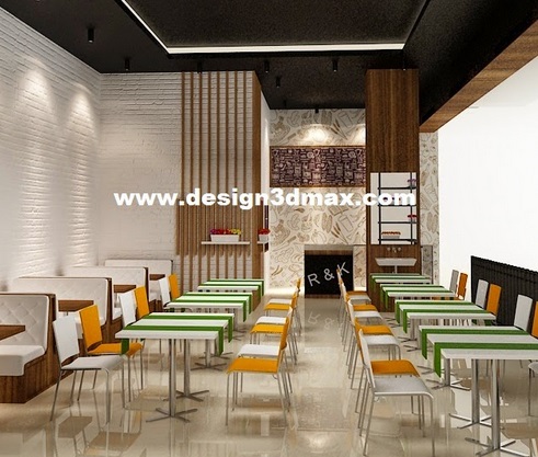 JASA DESAIN 3D INTERIOR GAMBAR EKSTERIOR: Desain Resto minimalis yang ...