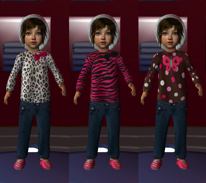 Birdgurl's Sims 2 Creations: Toddler Female Sleeve Collection 13