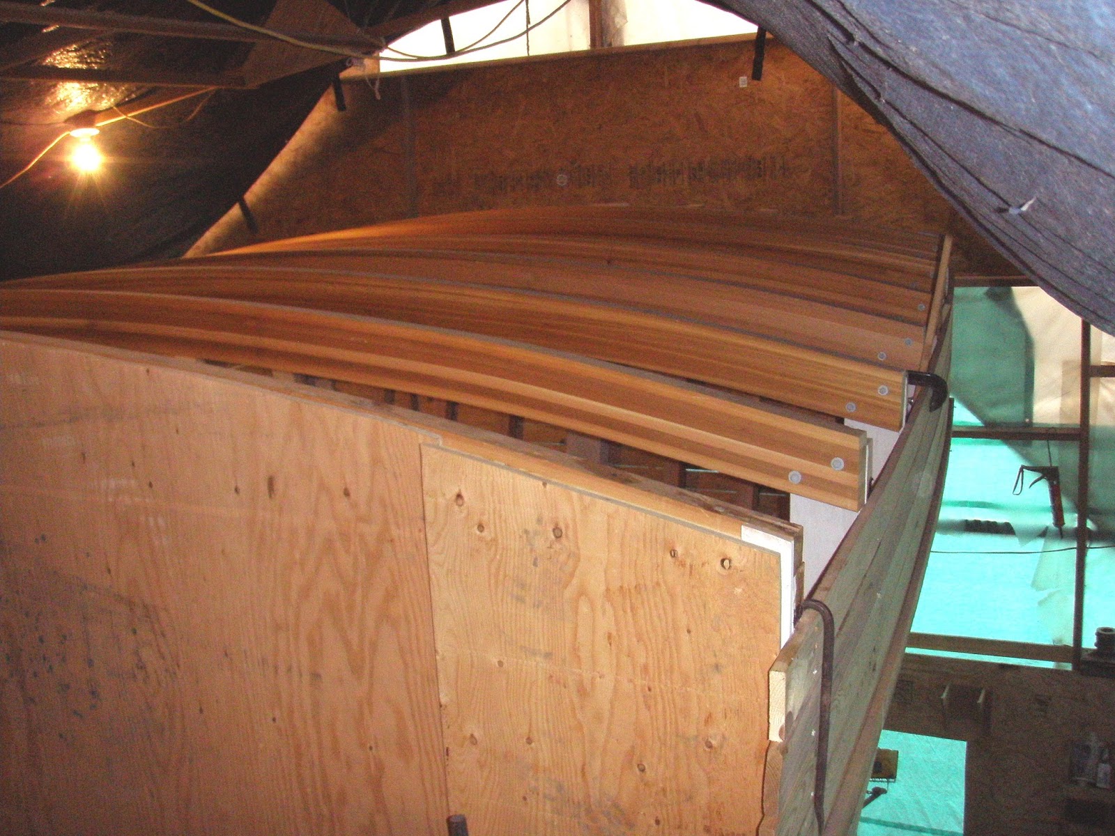 Building the Duck: Deck Beams Install