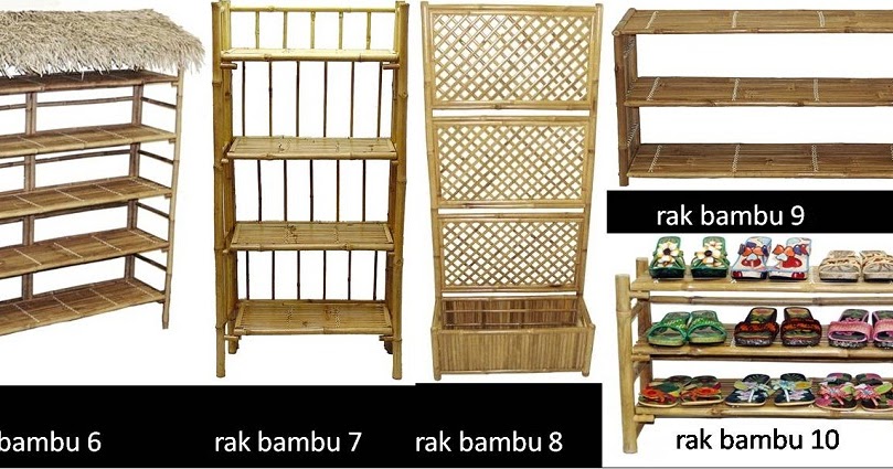 Ide Terkini 41+ Buat Rak Bunga Dari Bambu