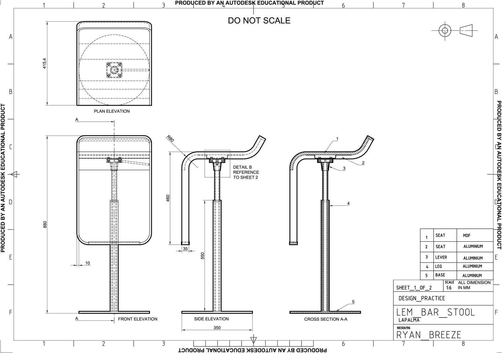 Journal: Lem Bar General Arrangement
