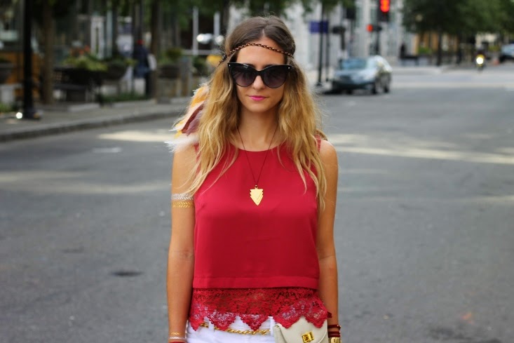 Bedazzles After Dark: Game Day Outfit: FSU Seminole Feather Princess