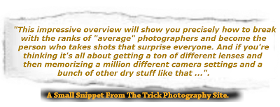 Trick Photography And Special Effects: Learn Photography Tricks And ...
