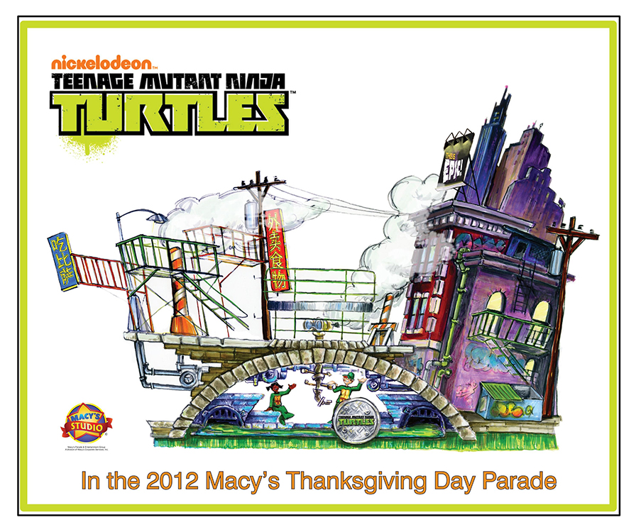 TMNT Float to Debut in 2012 Macy's Thanksgiving Day Parade