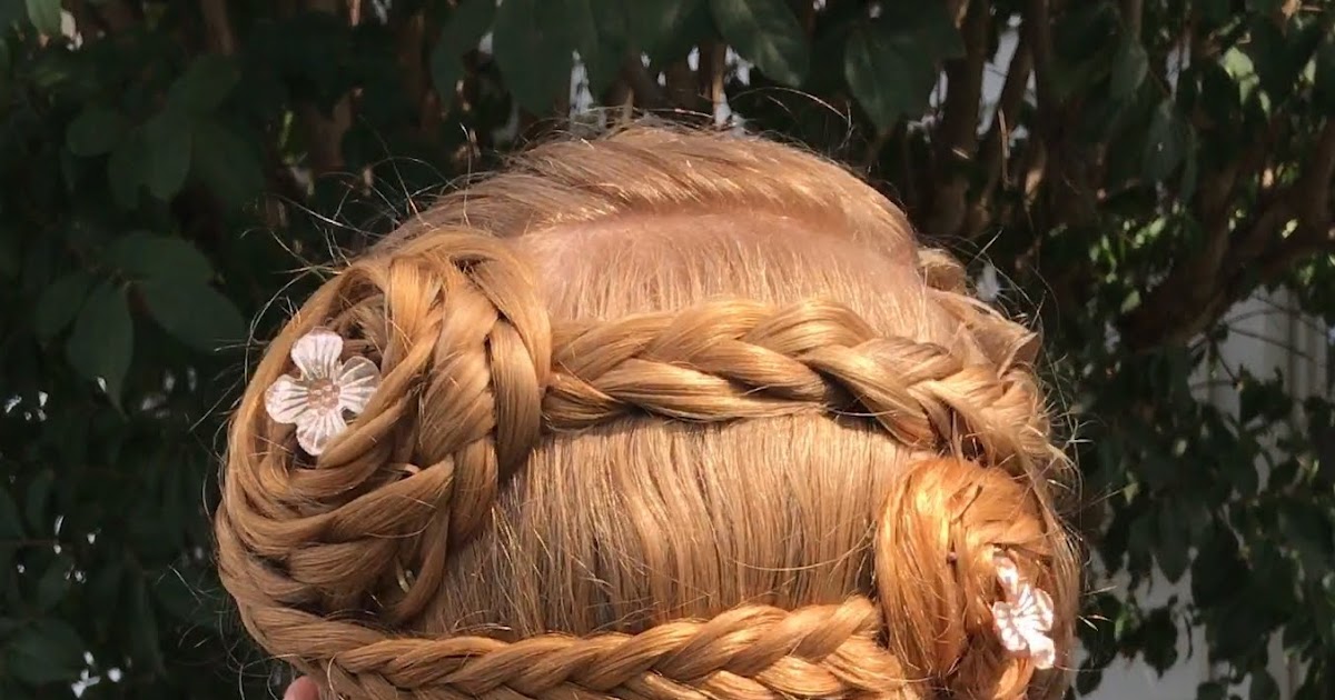 Braids & Hairstyles for Super Long Hair: Lovely Braided Roses Style