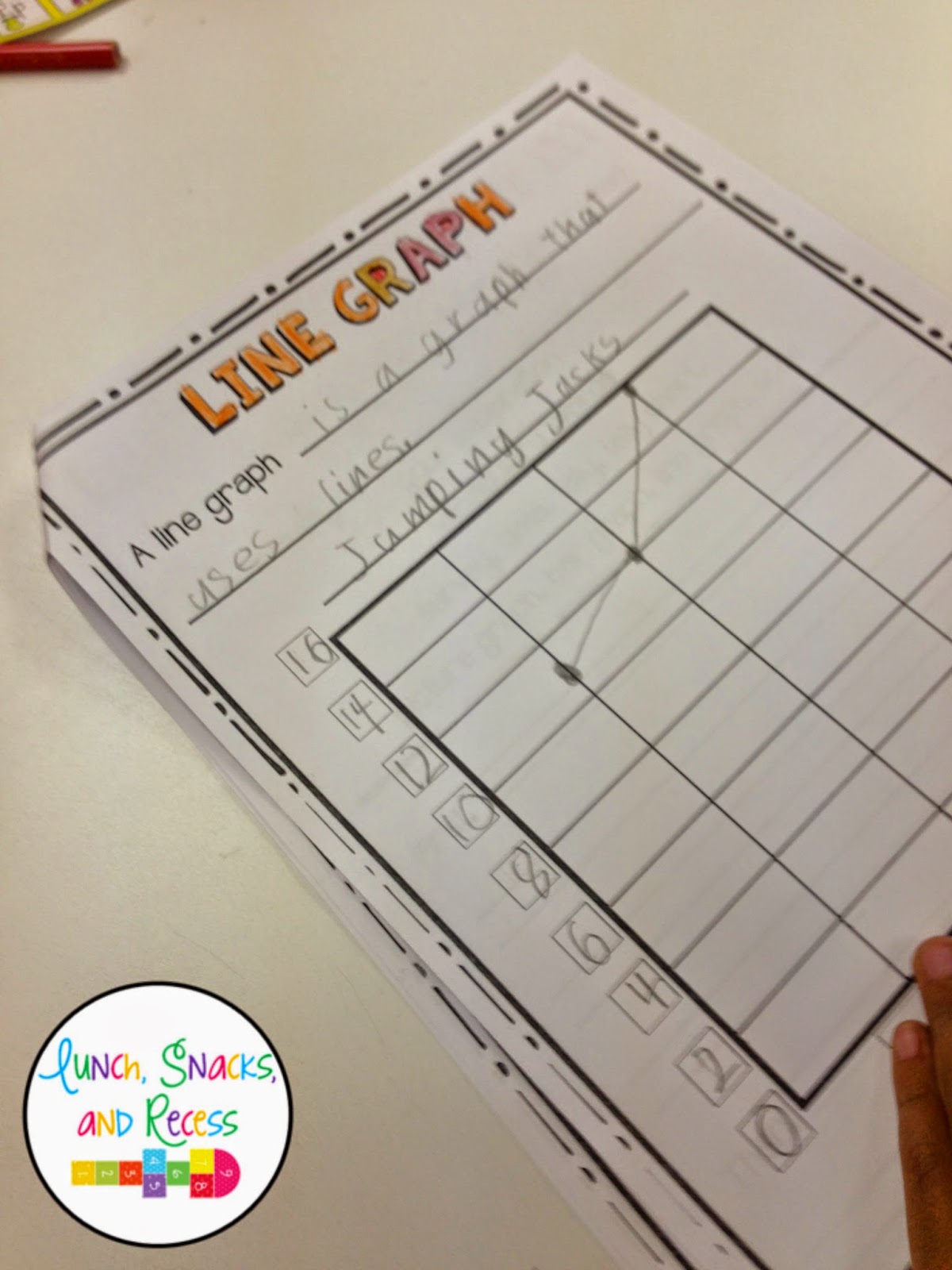 My Big Book of Graphs - Project Based Learning - Lunch, Snacks, and Recess!