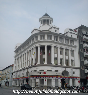 Beautiful Ipoh: Bougainvillea City: HSBC Bank, Perak Darul Ridzuan