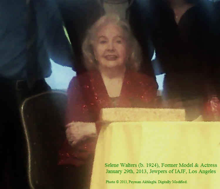 Pardess Rimonim: Selene Walters (b.1924), Former Model and Actress, At ...