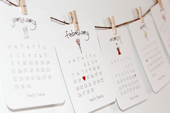 Fresh and Fancy: DIY Calendar Love