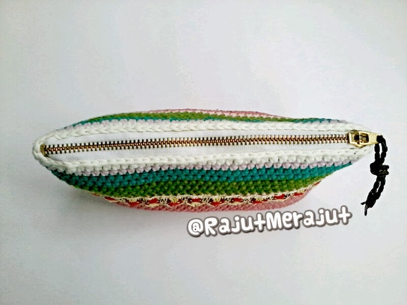 Pola Dompet Rajut aksen Renda - Rajut Merajut by Perajut Muda