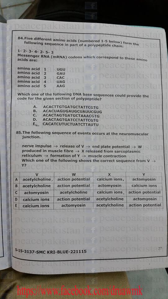 APTITUDE DMC/SMC 2015 - Educational News , Past Papers And Notes