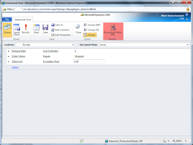 Crm Musings Crm 2011 Online Reports With Fetchxml