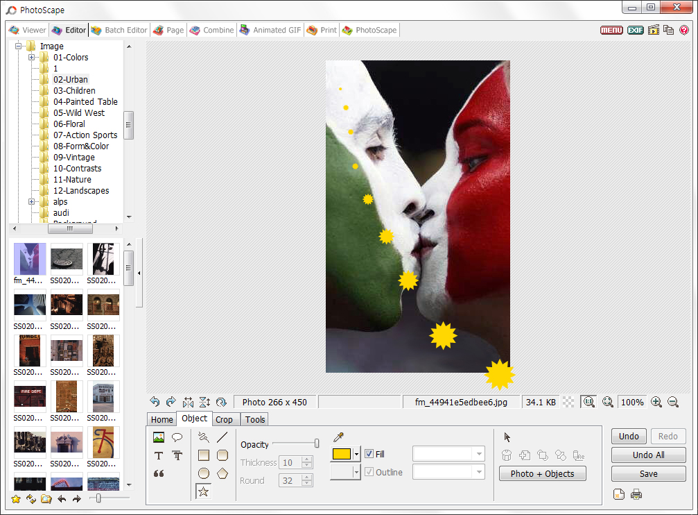 Photoscape: Photoscape Manual - Editor(Object Tab)
