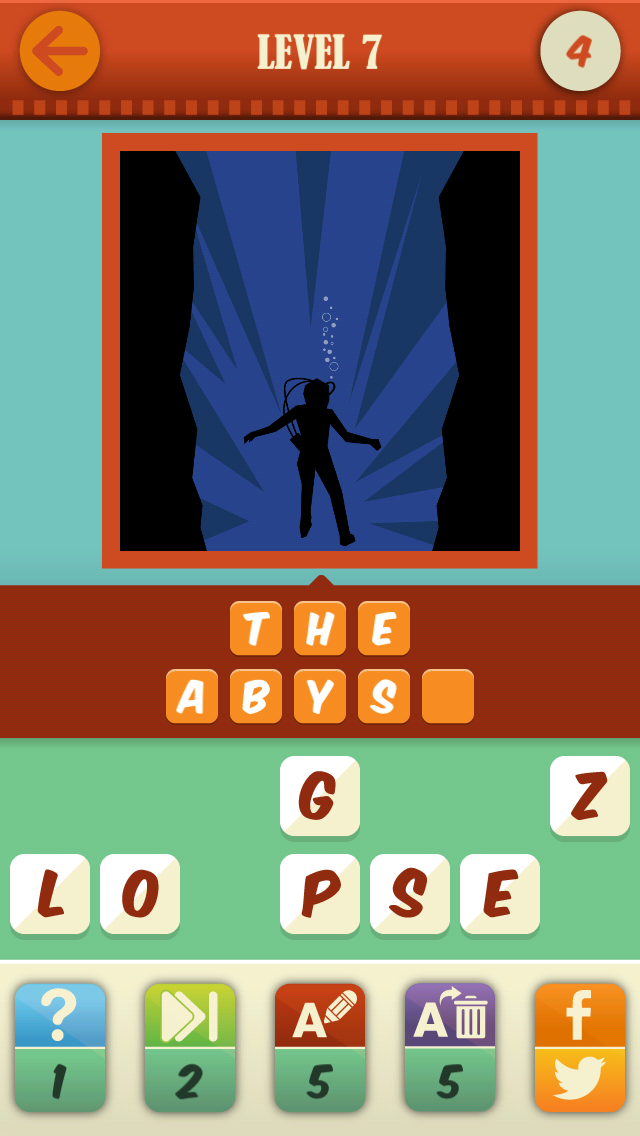 Filmana: Guess the Movie Game App - Level 7 Answers
