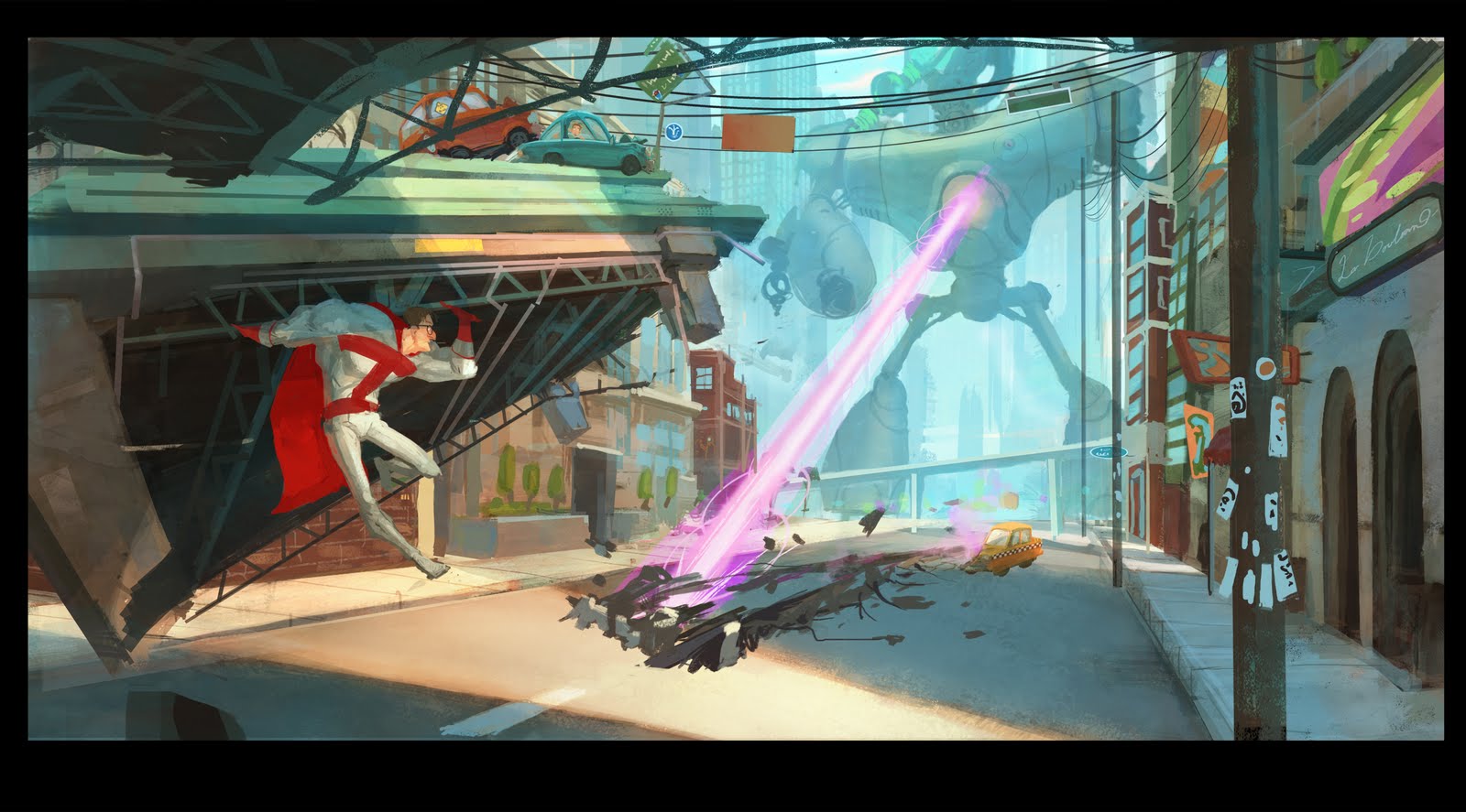 Living Lines Library: Megamind (2010) - Concept Art, Color Keys