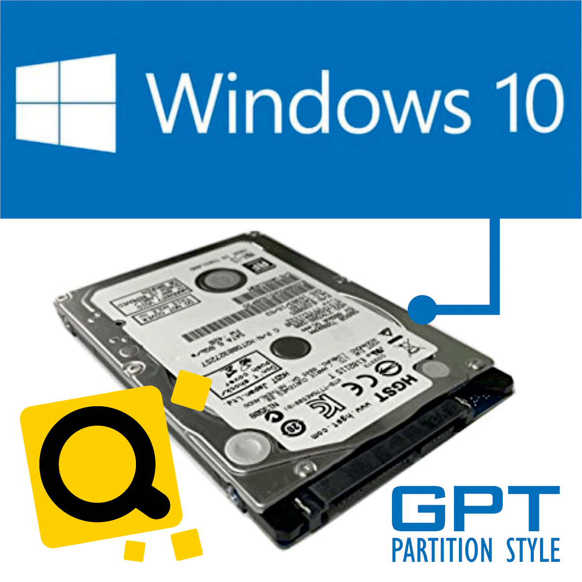 Install Windows 10 pada HDD bertipe GPT ~ MALQISTheory