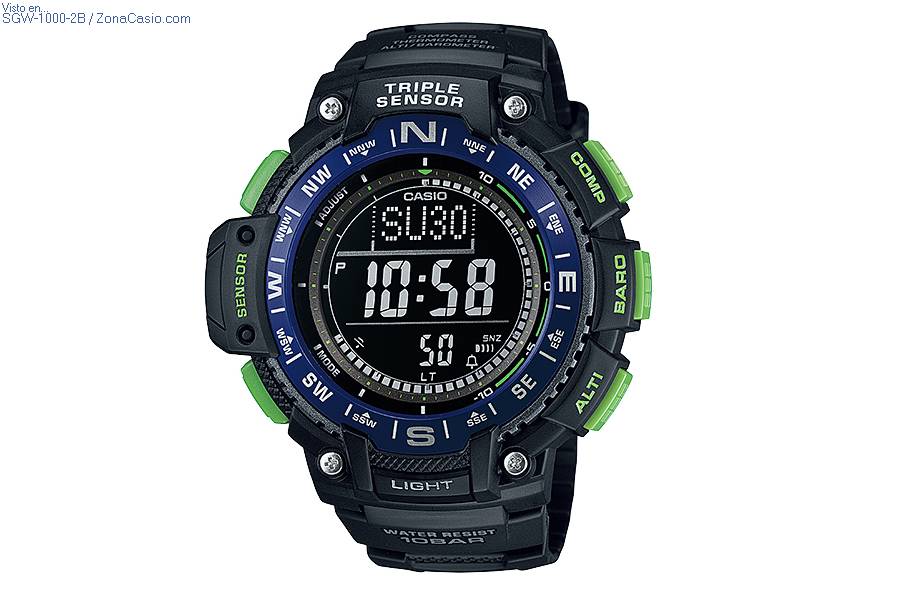 Zona Casio: Nuevos Casio SGW-1000: impresionantes. Outgear se convierte ...
