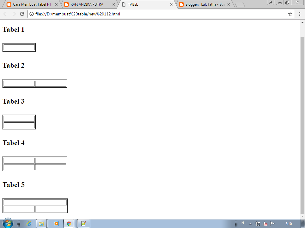nitajhosi: TUTORIAL MEMBUAT TABEL MENGGUNAKAN NOTEPAD++