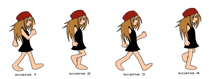 Taofik Anwar Design: Animasi Karakter Berjalan