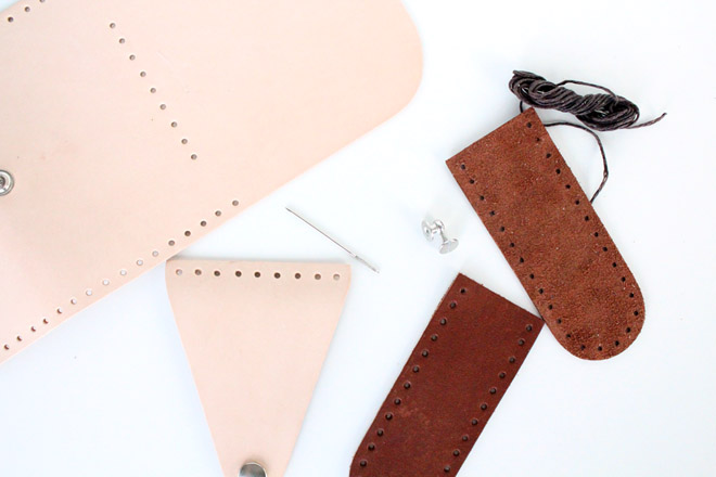 DIY Leather Pouch | Poppytalk archive