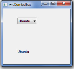 wxpython widgets wx.ComboBox | Tutorial101