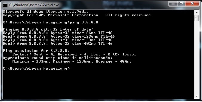 Pengertian PING Dalam Jaringan Komputer - Lab Wisnu