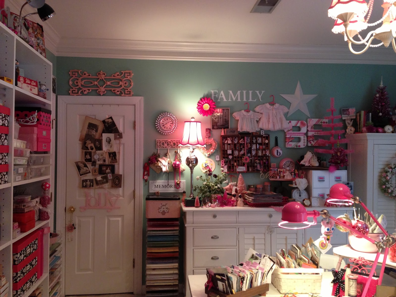 Living Happily Ever After...one year at a time: My Scrapbook Room
