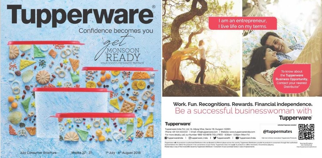 Tupperware Flyer July 2018 - India - Tuppermates
