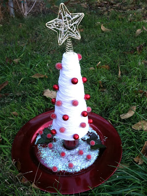 delightful creations: DIY Styrofoam Christmas Tree