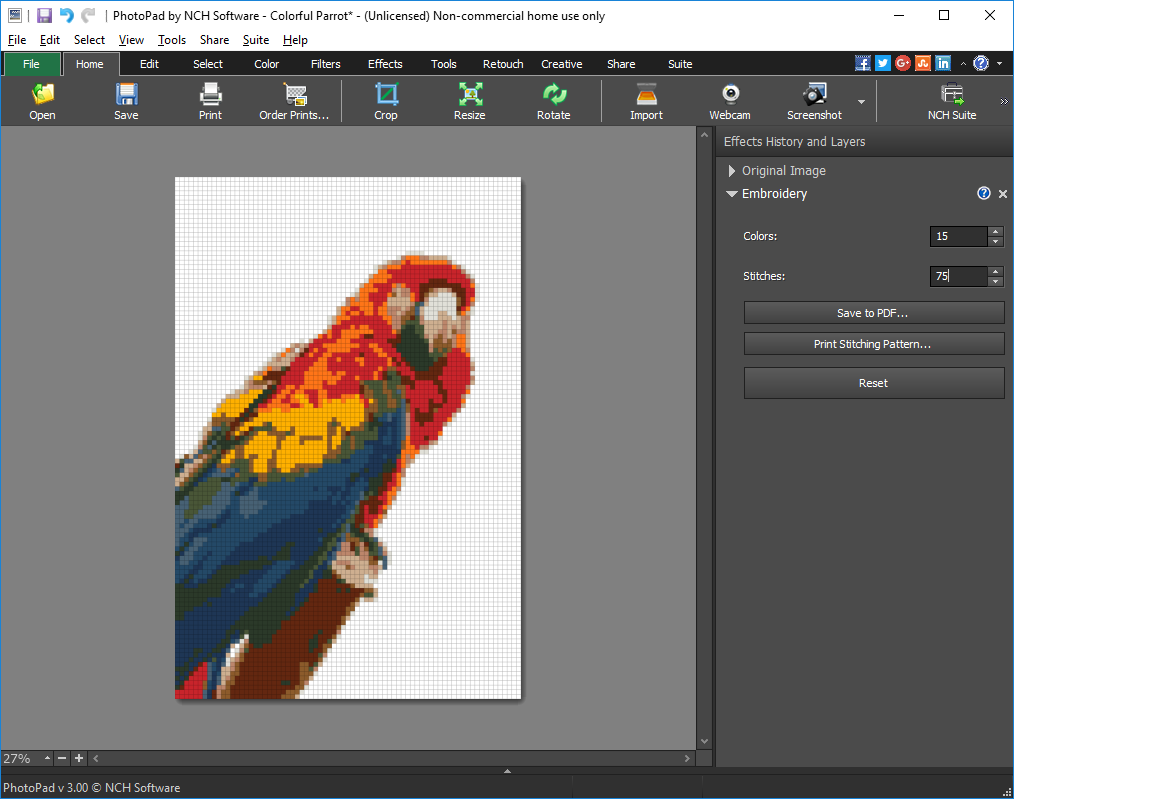 DIY Embroidery Pattern From Photo | Do More With Software