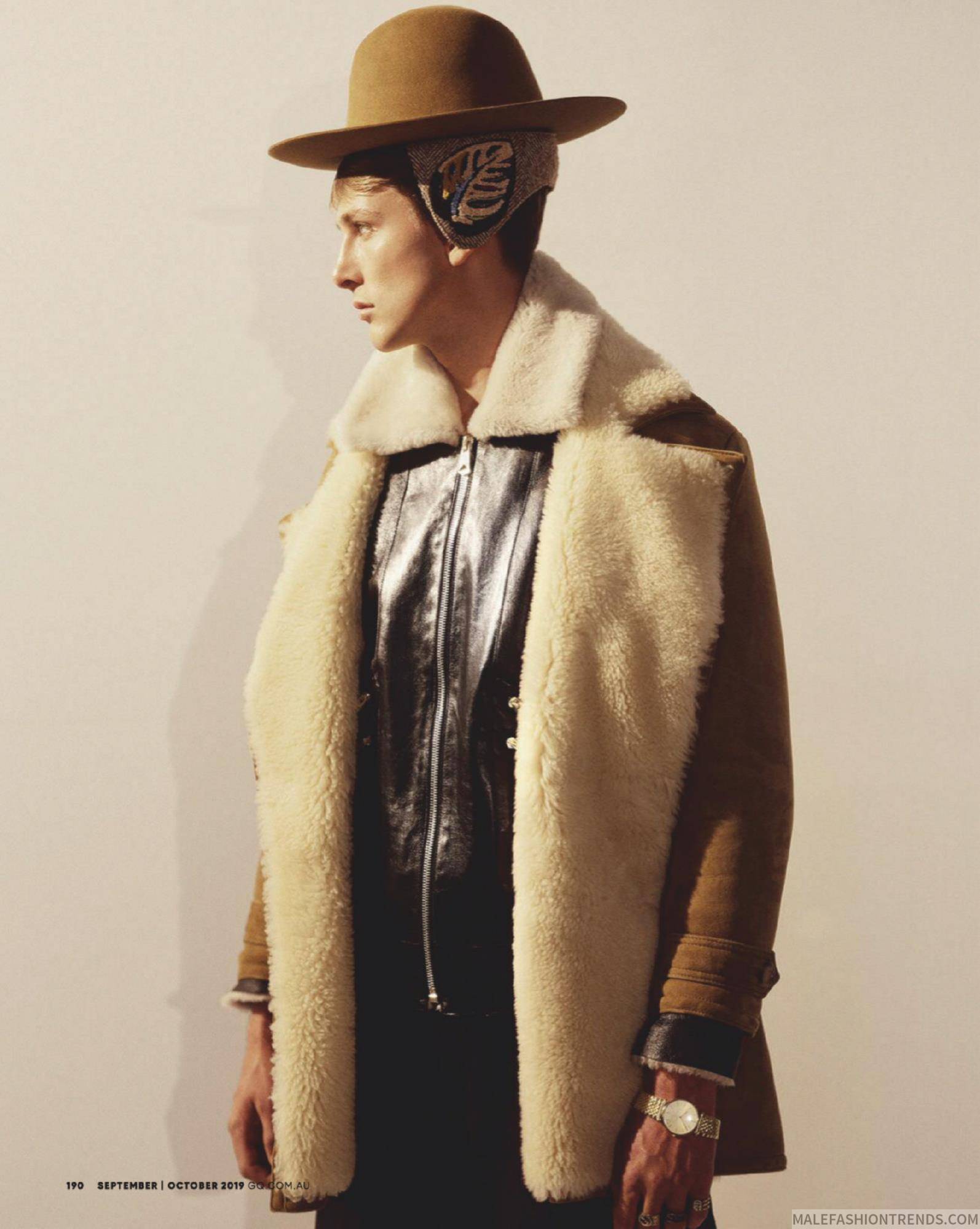 Luke Robson para GQ Australia en fotos de Georges Antoni