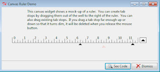 Py In My Eye: Tkinter Canvas Ruler Demo