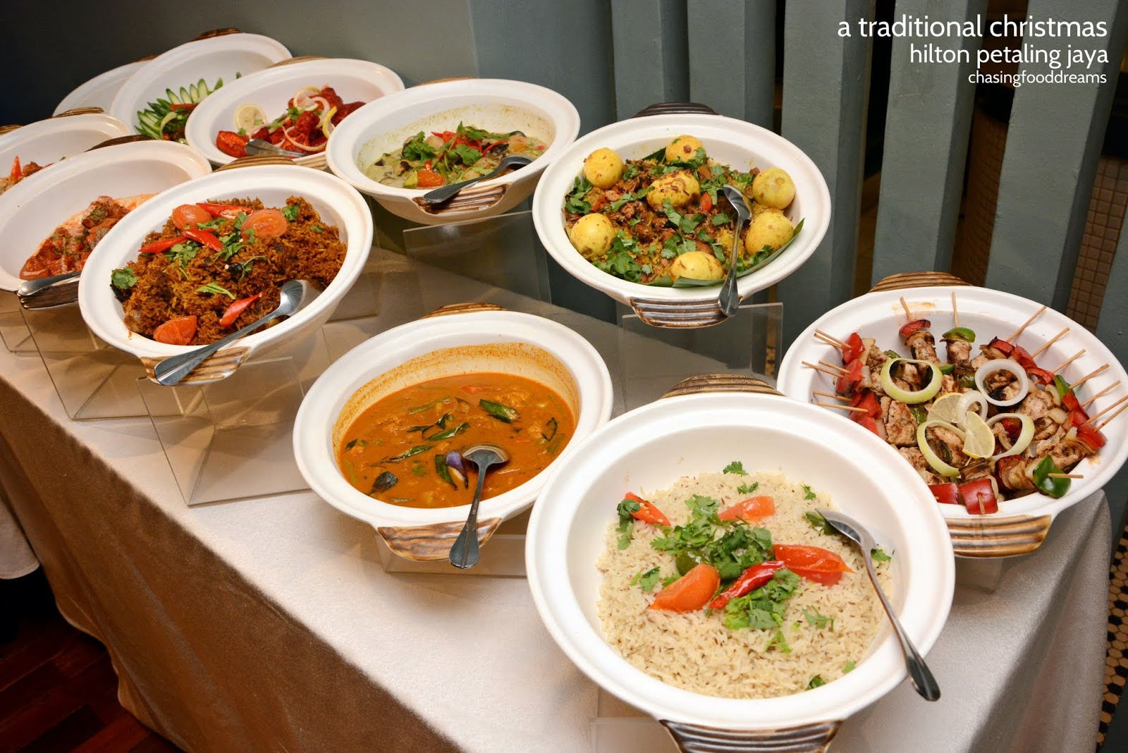 CHASING FOOD DREAMS: Christmas 2017 @ Paya Serai Restaurant, Hilton ...