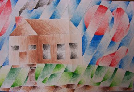 The Lost Sock : Using Value in Cubism