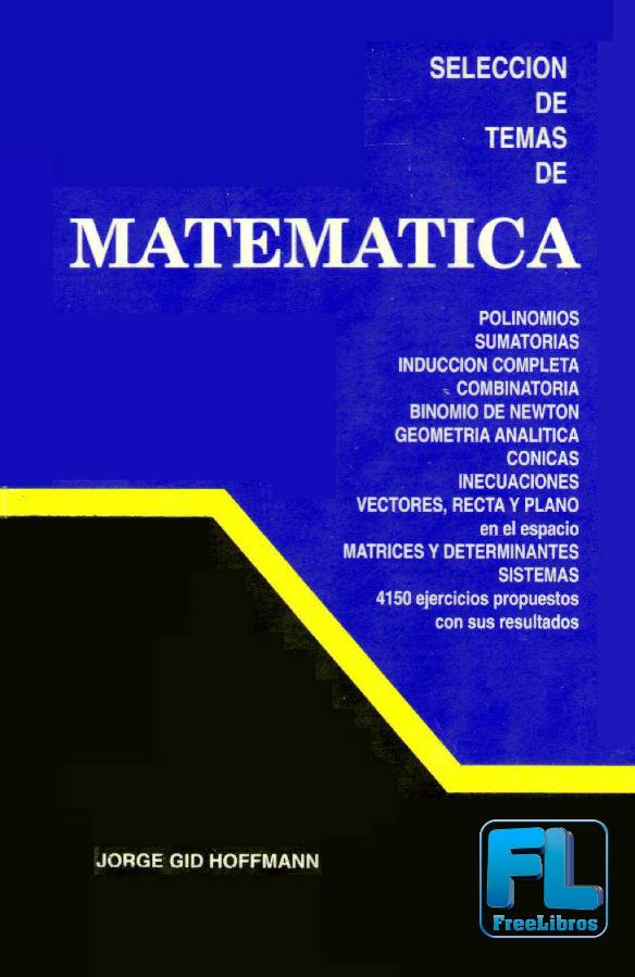 Selección de temas de matemática 5 – Jorge Gid Hoffmann | Free Libros